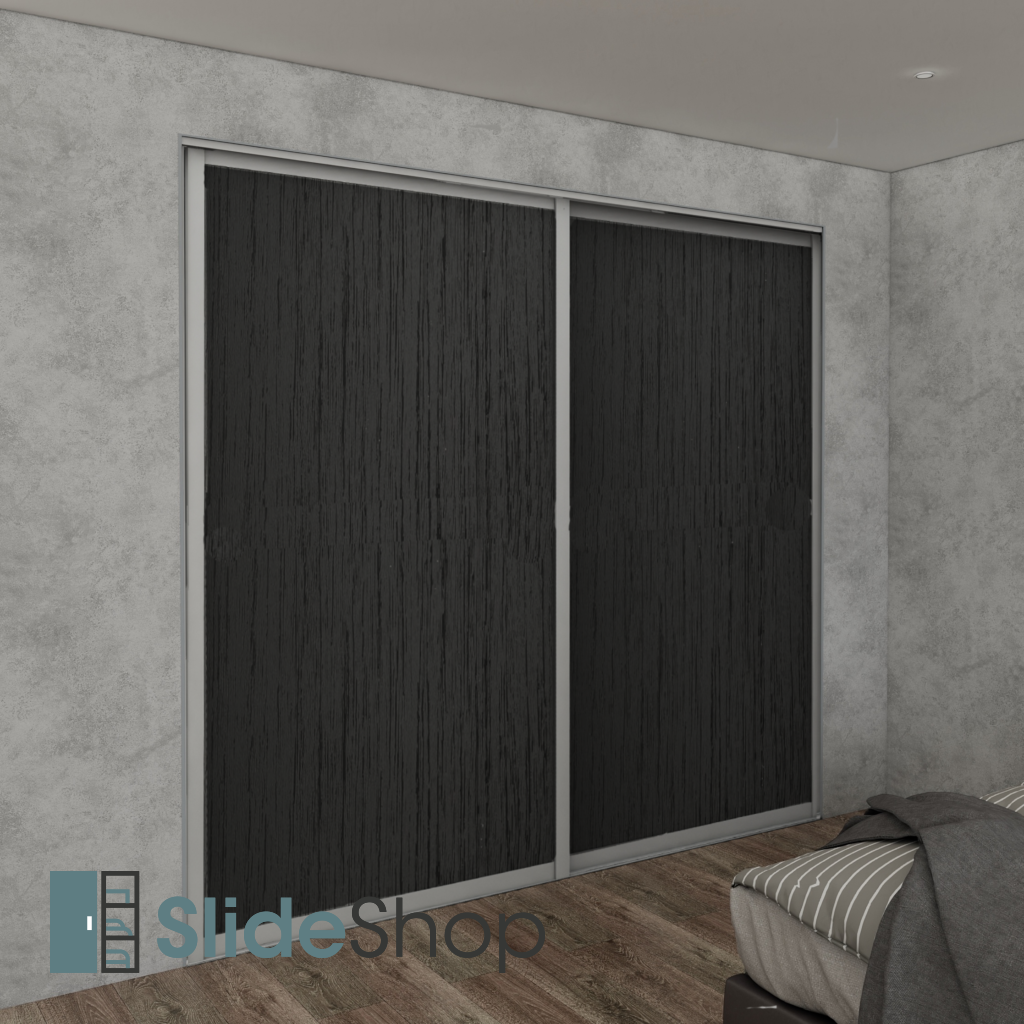 Urban Single Full in Melteca melamine Black Organic - SlideShop