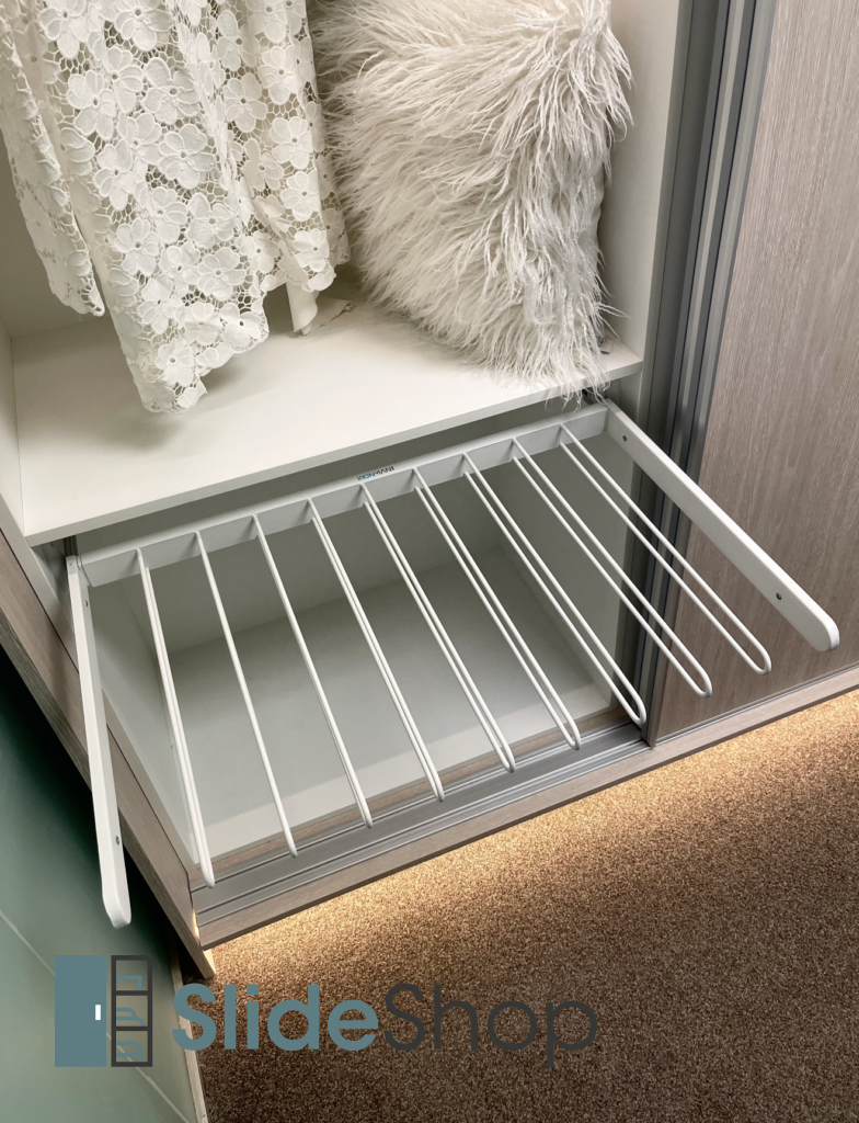 Steel Pull Out Trouser Rack - SlideShop